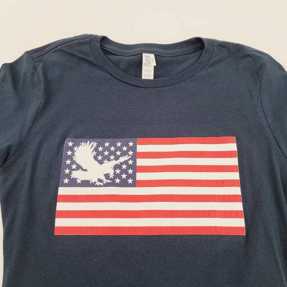 Alstyle | Shirts & Tops | Alstyle Ultimate Junior Eagle Usa Flag Red ...